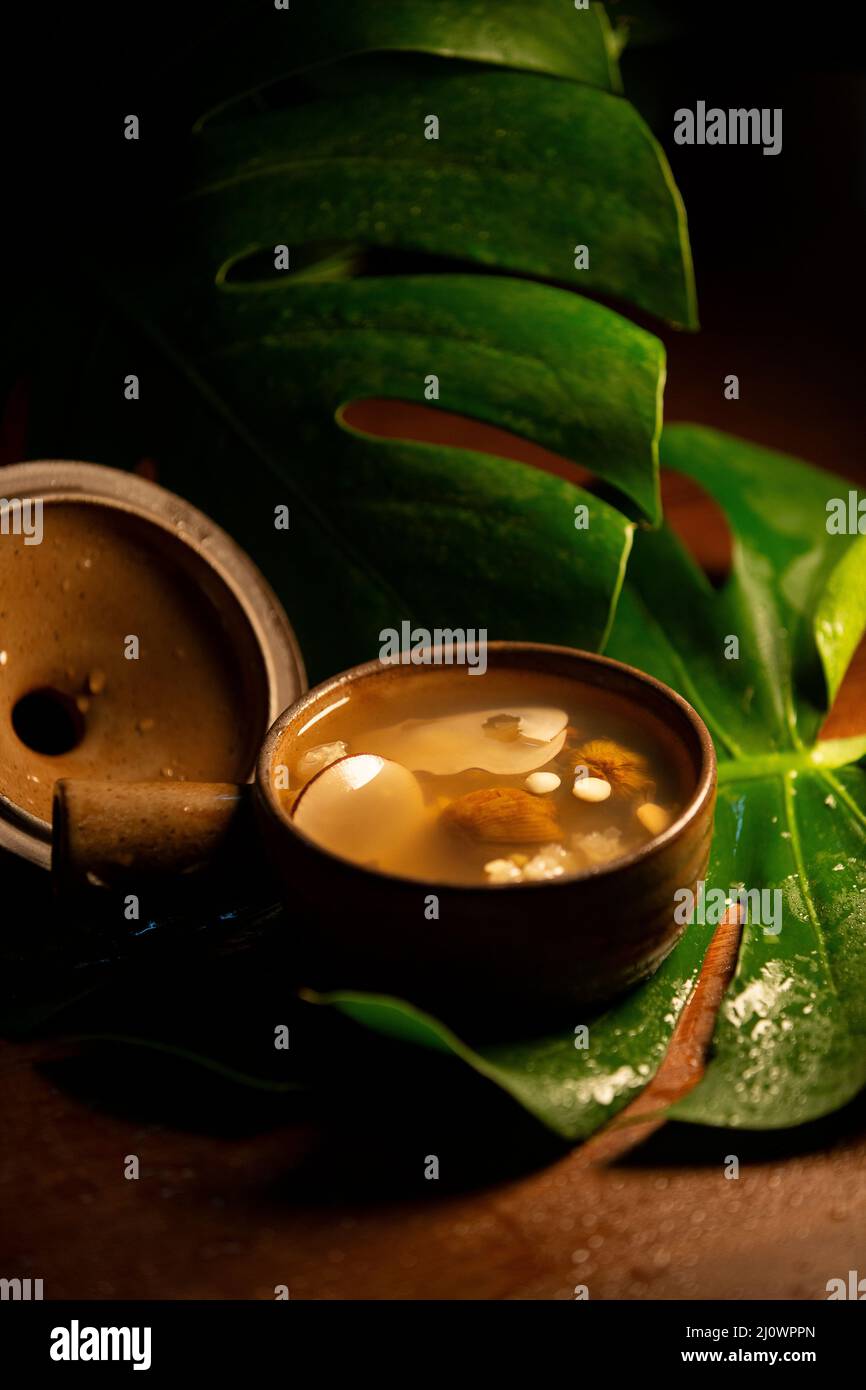 Chinese traditional Guangdong sweet soup Stock Photo - Alamy