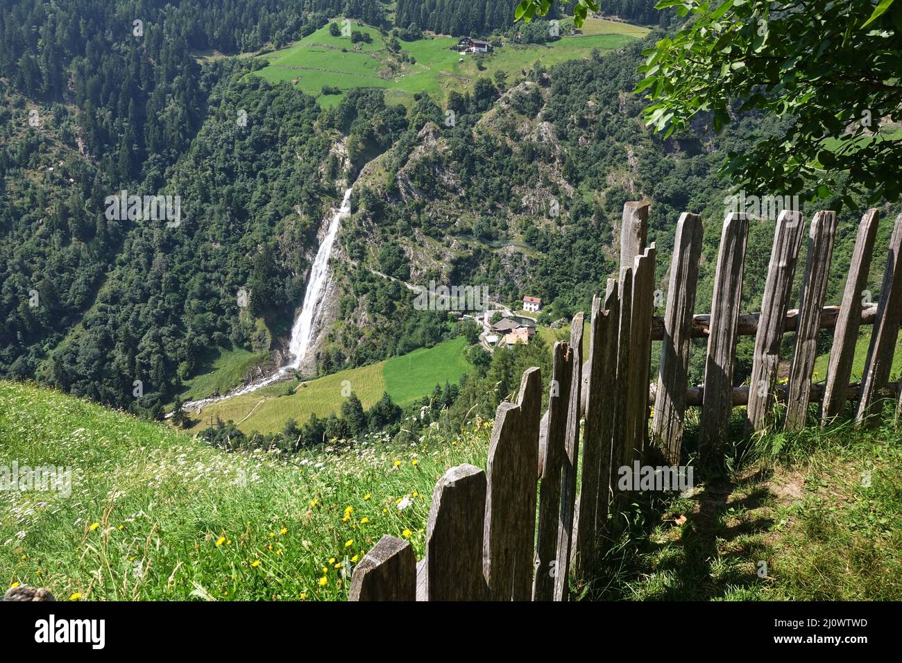 Partschinser waterfall hi-res stock photography and images - Alamy