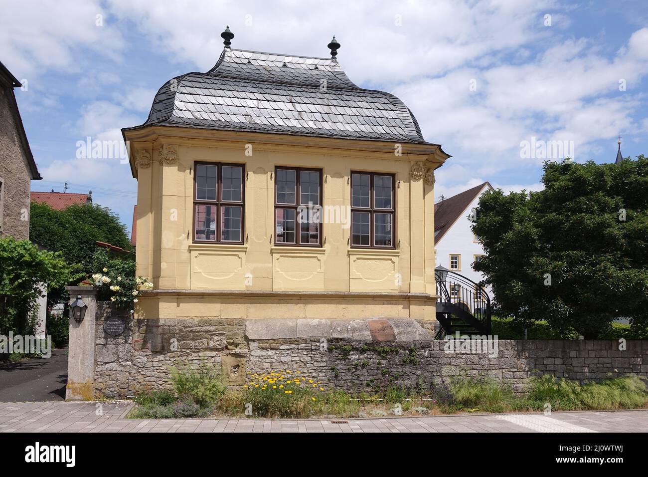 Balthasar Neumann's garden pavilion in Randersacker Stock Photo - Alamy