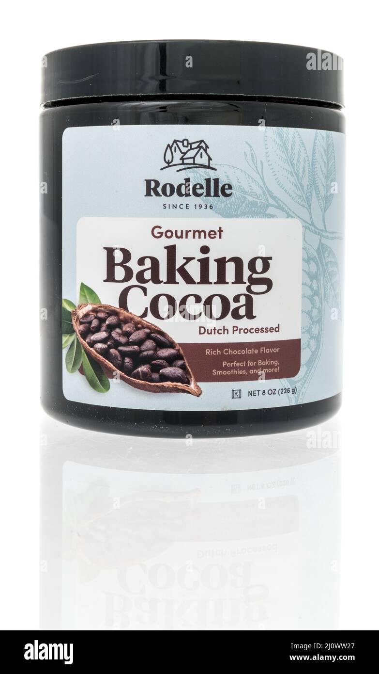 Winneconne, WI -19 March 2021: A package of Rodelle cocao cocoa powder ...