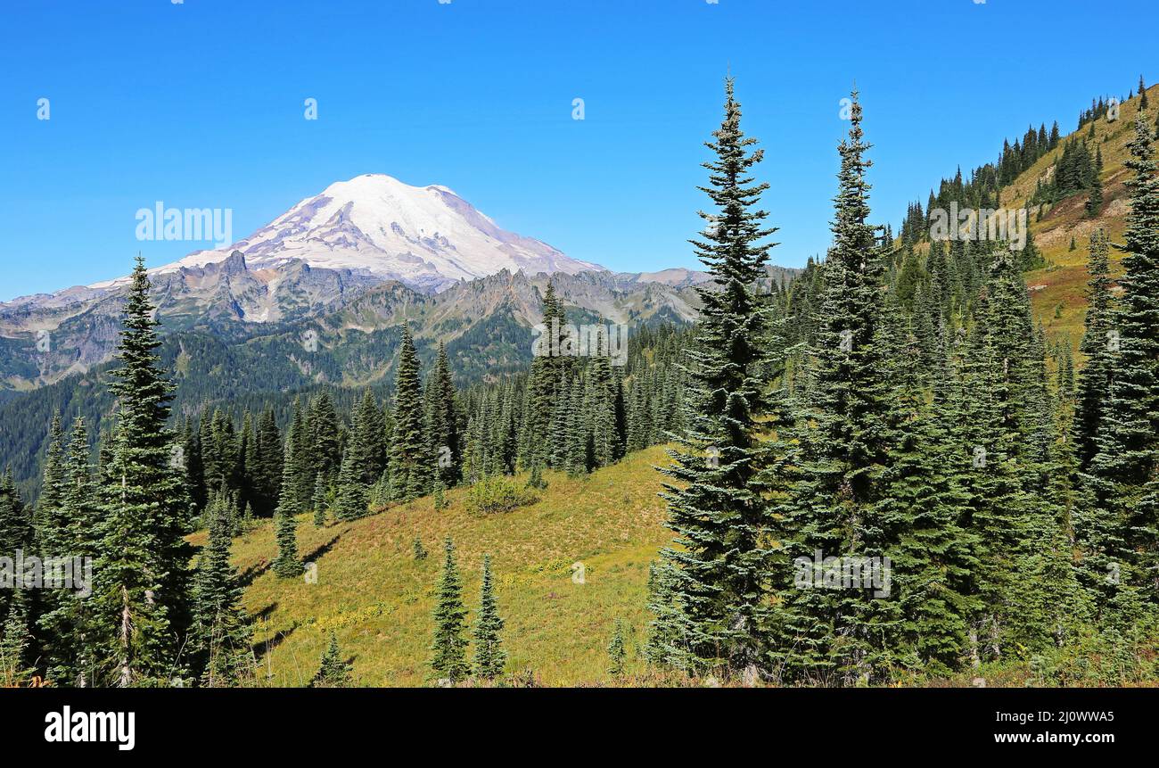 Mount Rainier from Naches Pass - Mount Rainier National Park ...