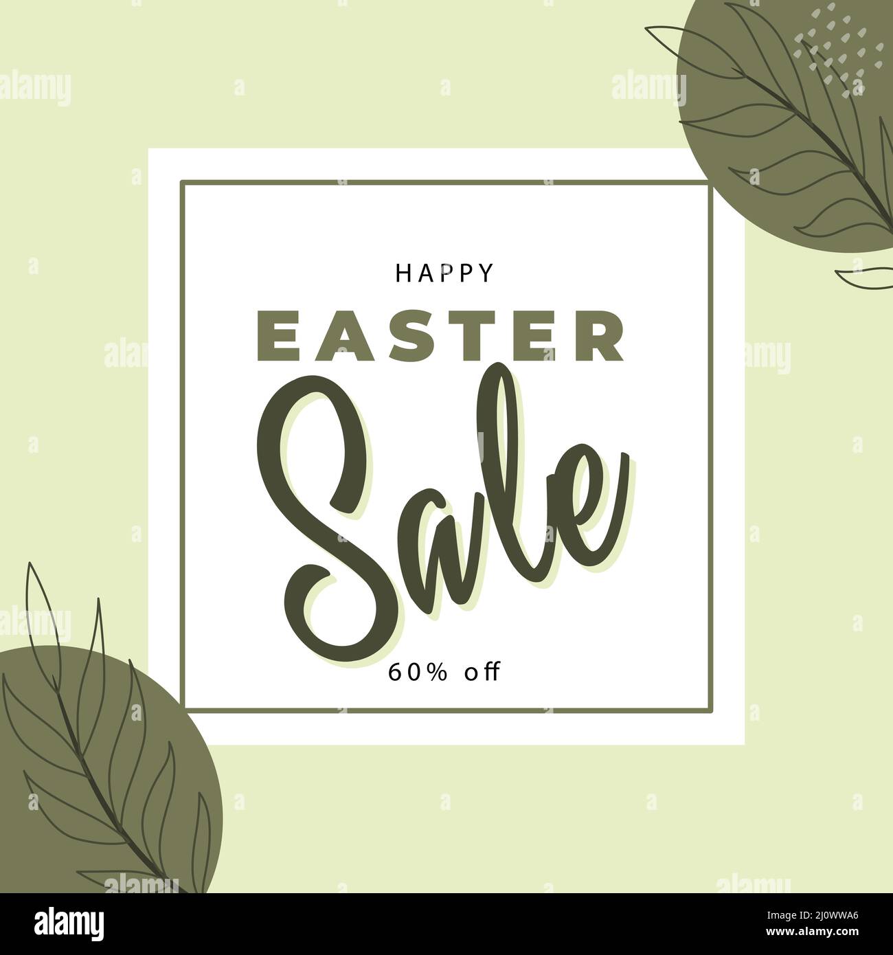Happy Easter minimal sale promo banner templates Stock Vector Image ...