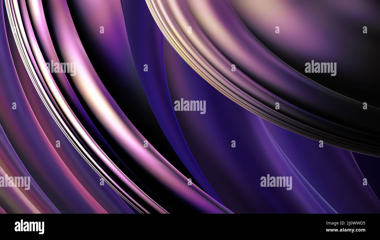 Abstract 3D Chrome Background Stock Photo - Alamy