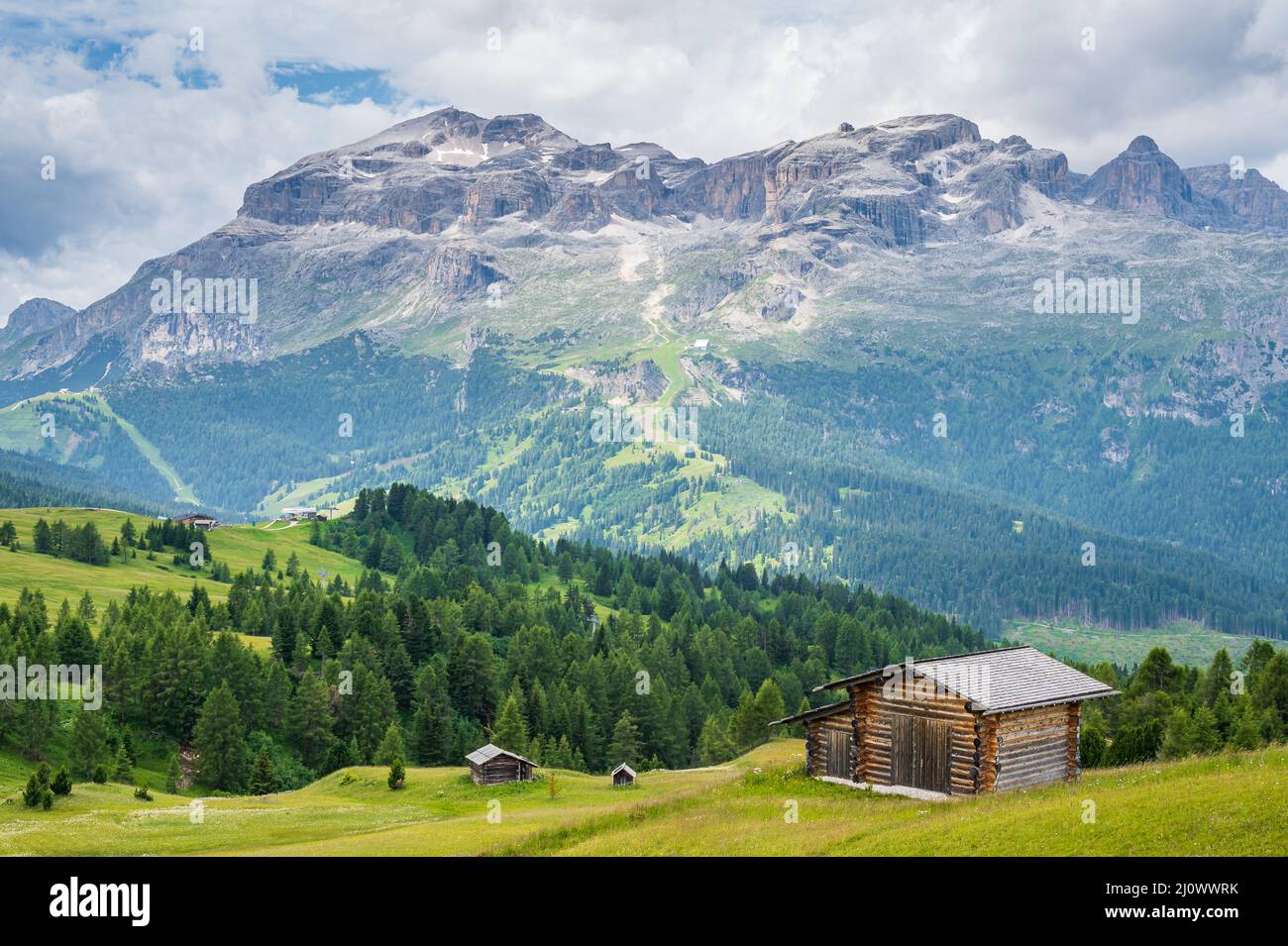 Pralongia Plateau in the Dolomites Stock Photo - Alamy