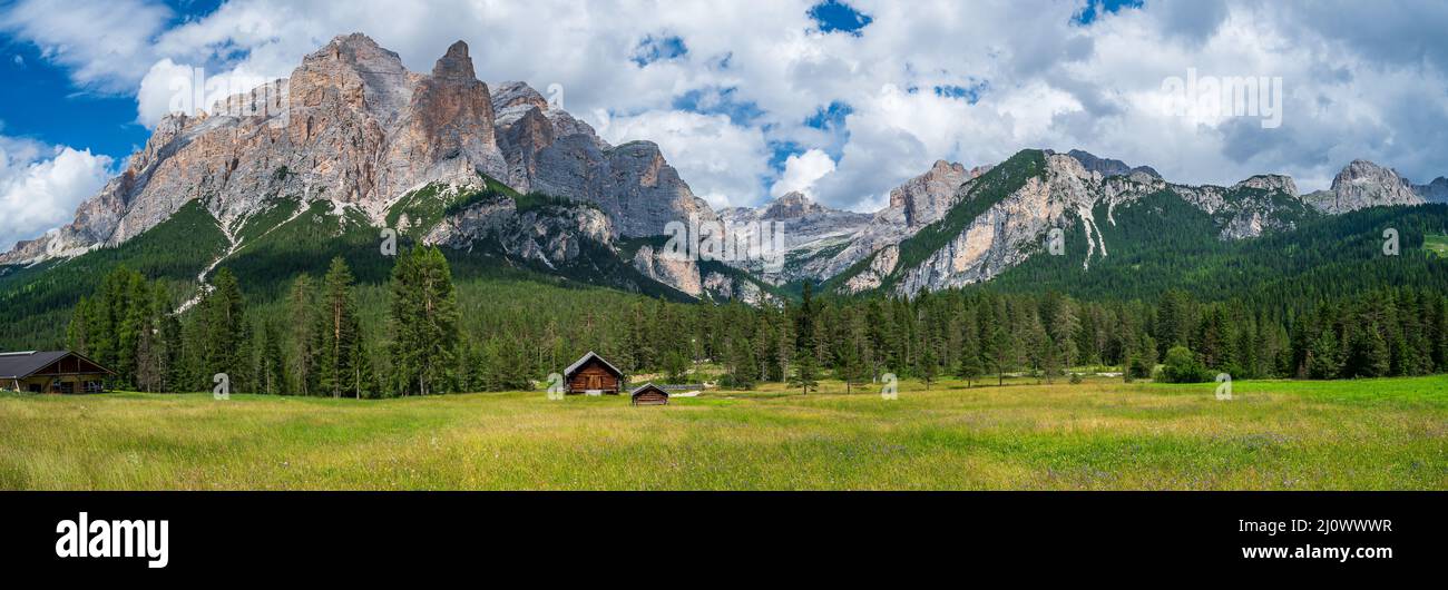 Pralongia Plateau in the Dolomites Stock Photo - Alamy