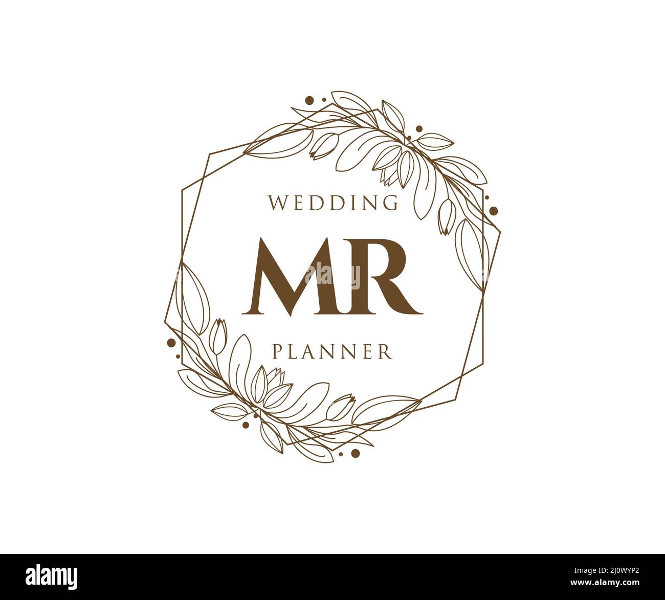 MR Initials letter Wedding monogram logos collection, hand drawn modern ...