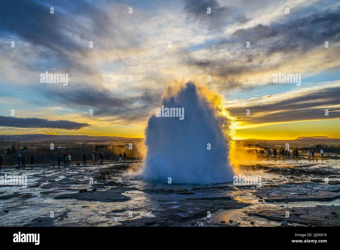 Morning geyser hi-res stock photography and images - Alamy