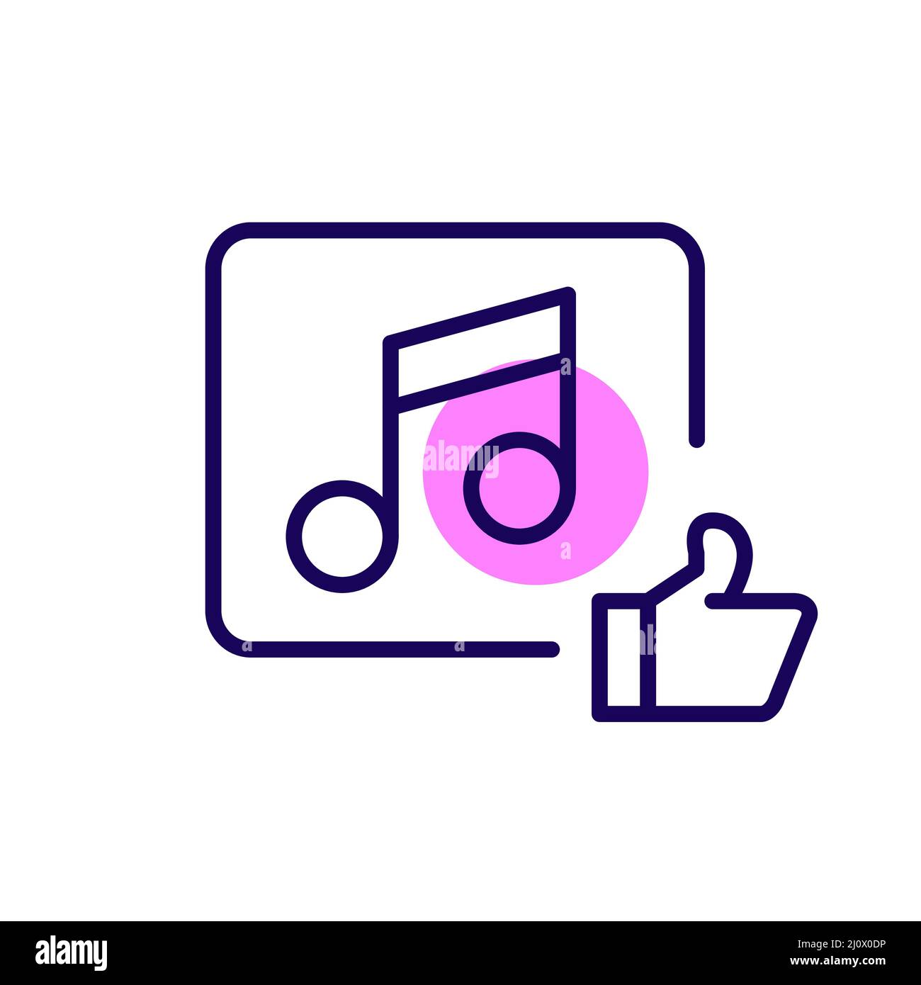 Liked symbol Stock Vector Images - Alamy