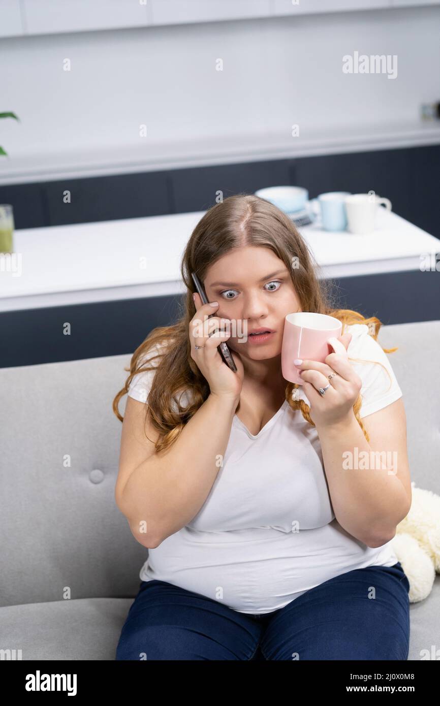 Fat face girl hi-res stock photography and images - Alamy