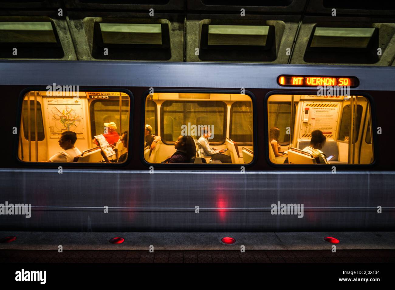 Metro Washington DC Stock Photo - Alamy