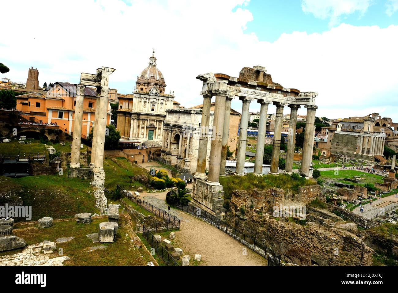 The Forum in Rome Italy Stock Photo - Alamy