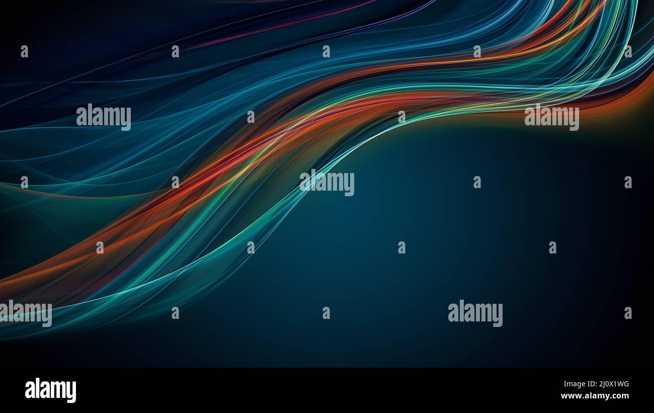 Abstract 3D Background with Stripes Stock Photo - Alamy