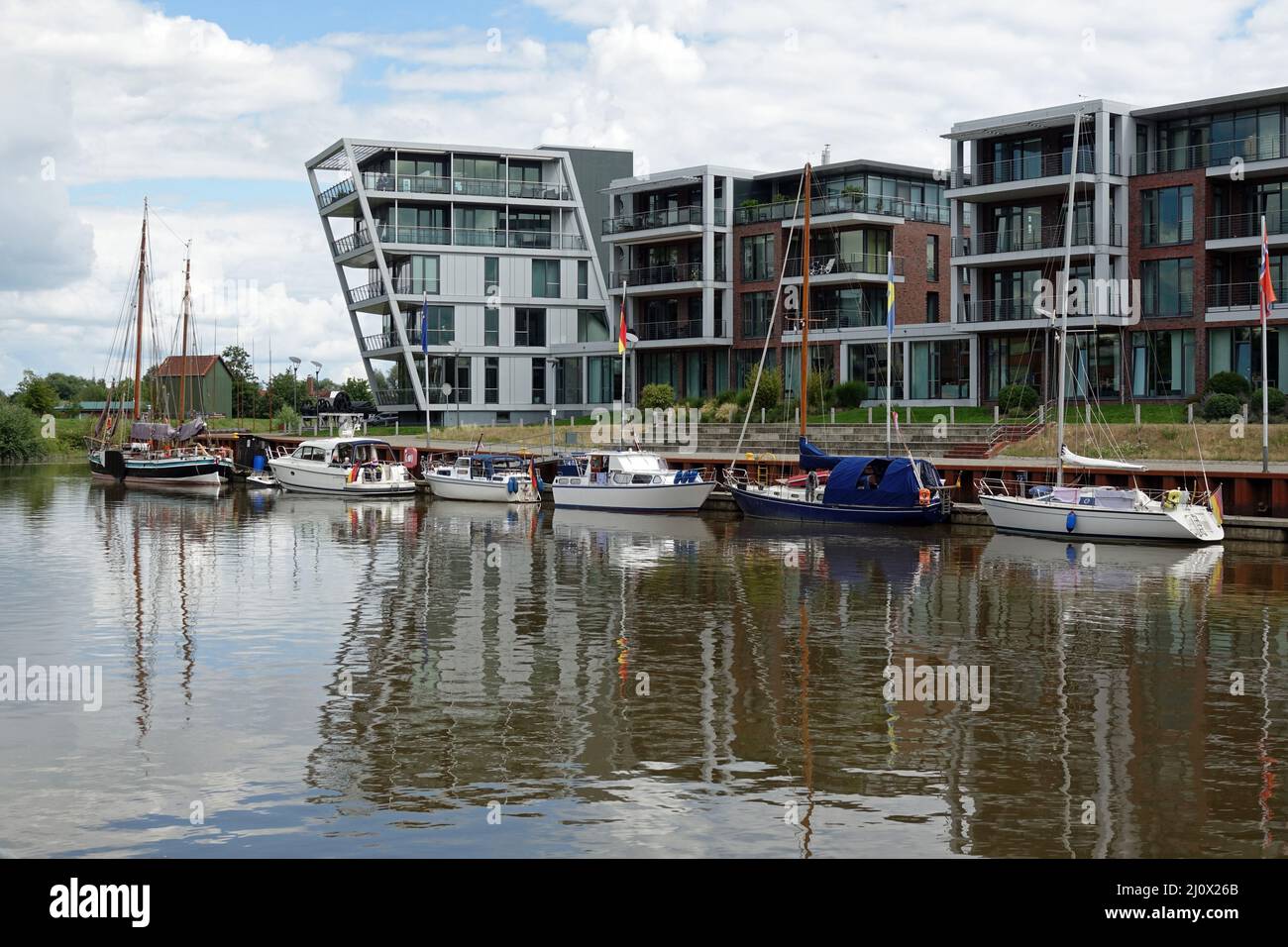 Sailing port in Stade Stock Photo - Alamy