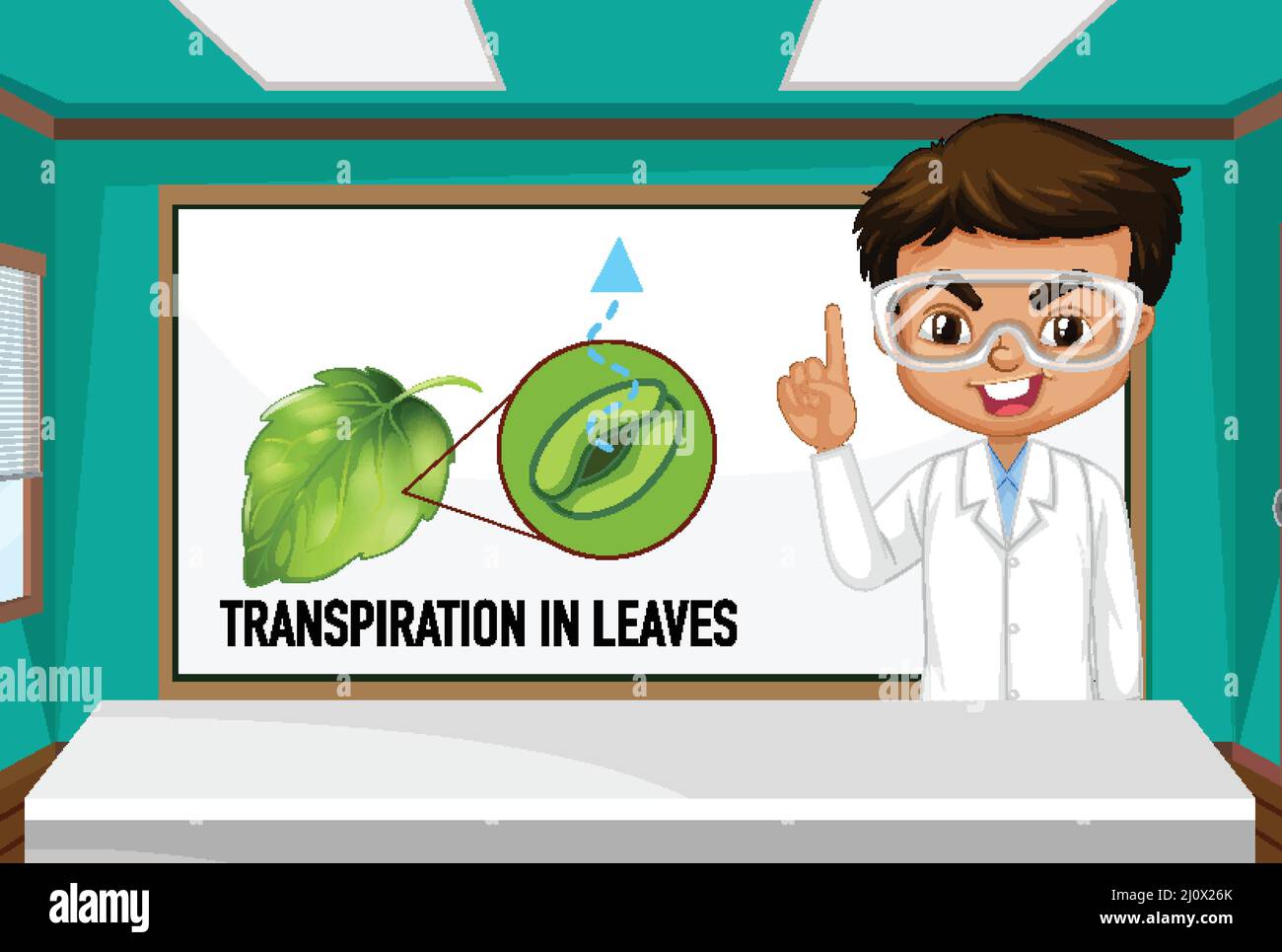 Science experiment for kids concept illustration Stock Vector Image ...