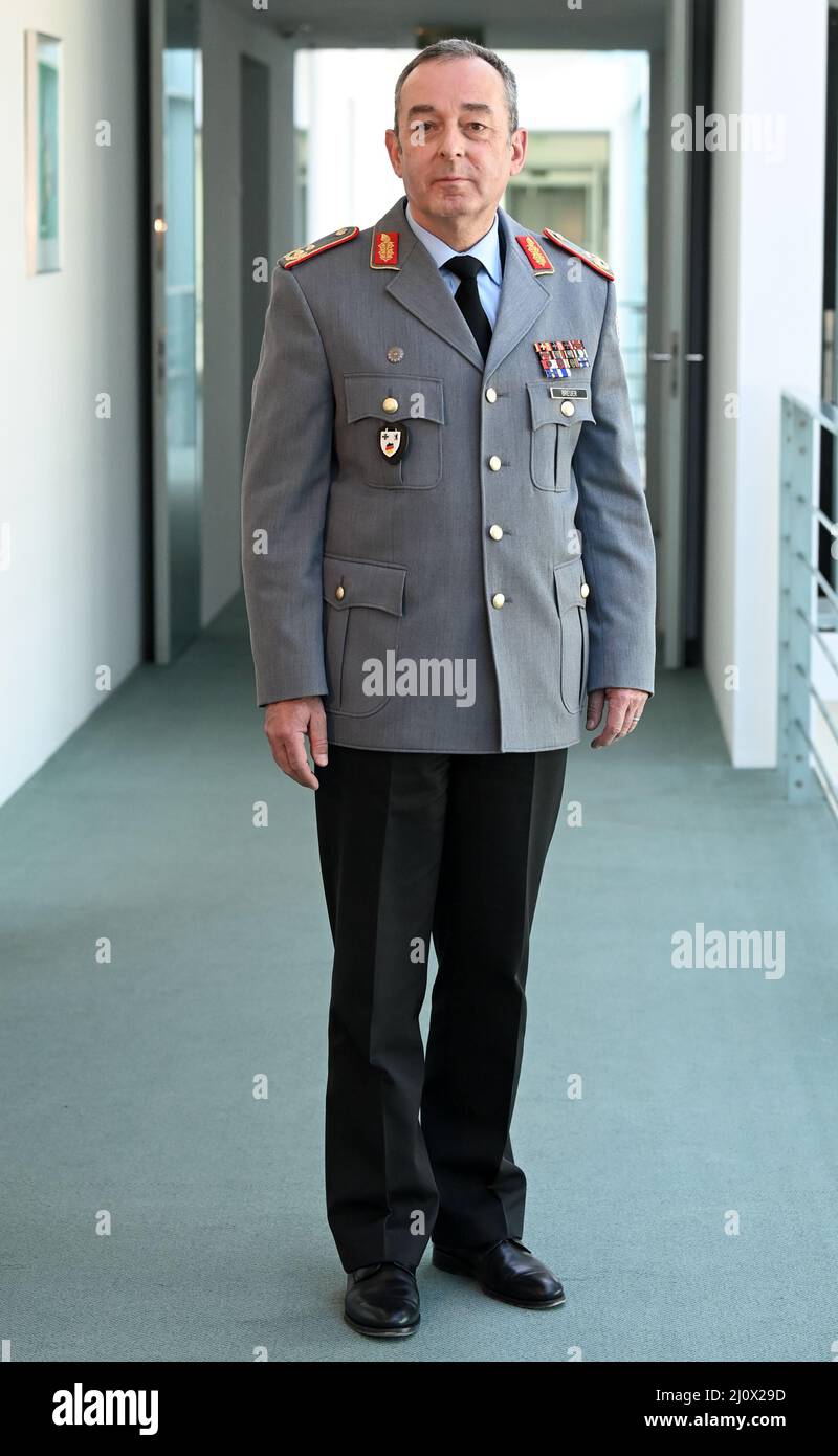 Berlin, Germany. 18th Mar, 2022. Major General Carsten Breuer, head of ...