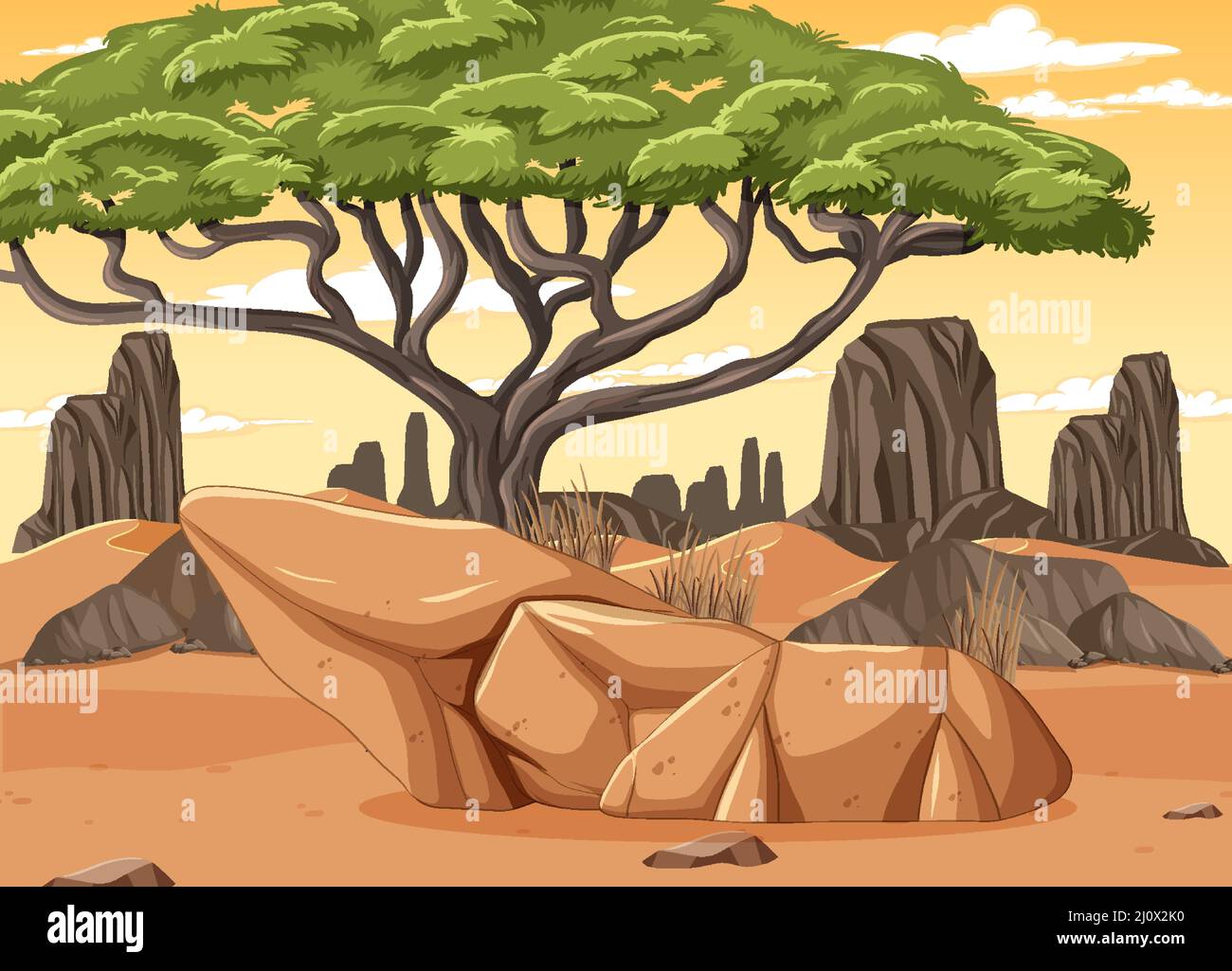 Burrow trees Stock Vector Images - Alamy