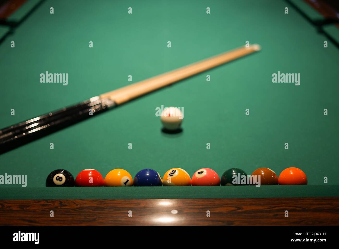 Billiards of image Stock Photo - Alamy