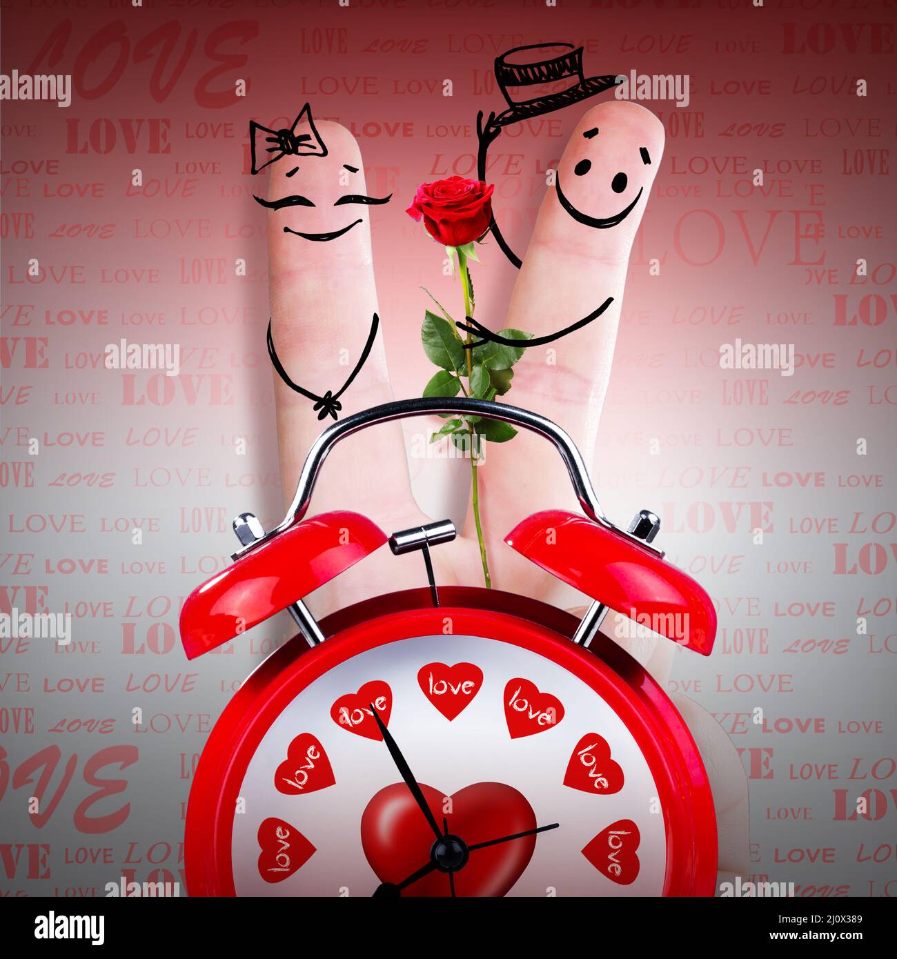 Happy clock hi-res stock photography and images - Alamy