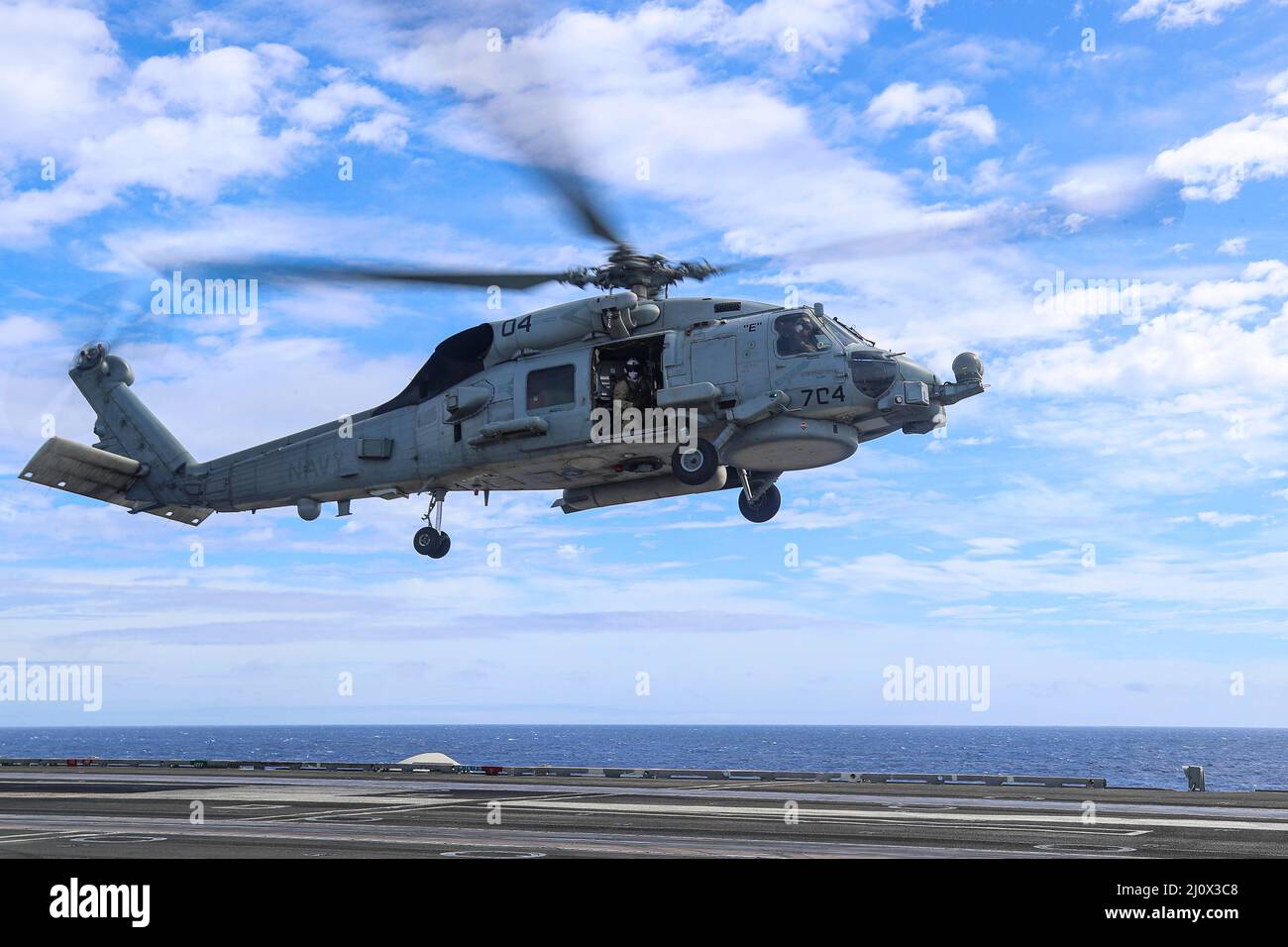 PHILIPPINE SEA (March 18, 2022) Capt. Amy Bauernschmidt, commanding ...