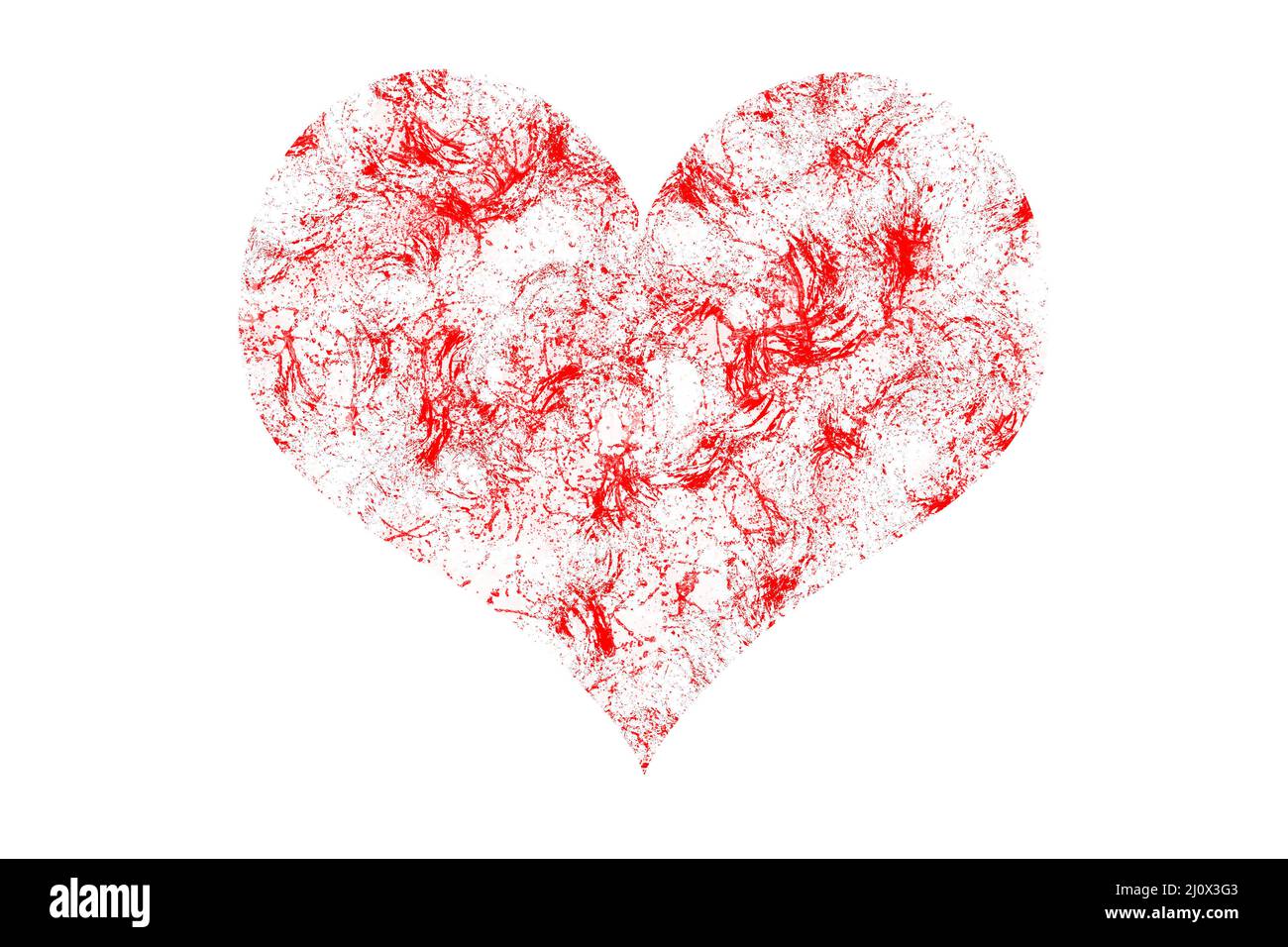 Happy Valentine's Day. Heart shaped symbol of love Stock Photo - Alamy