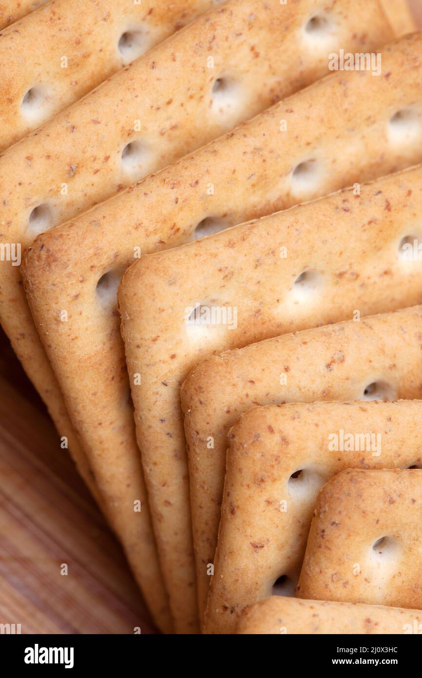 Dry biscuits on the table Stock Photo - Alamy