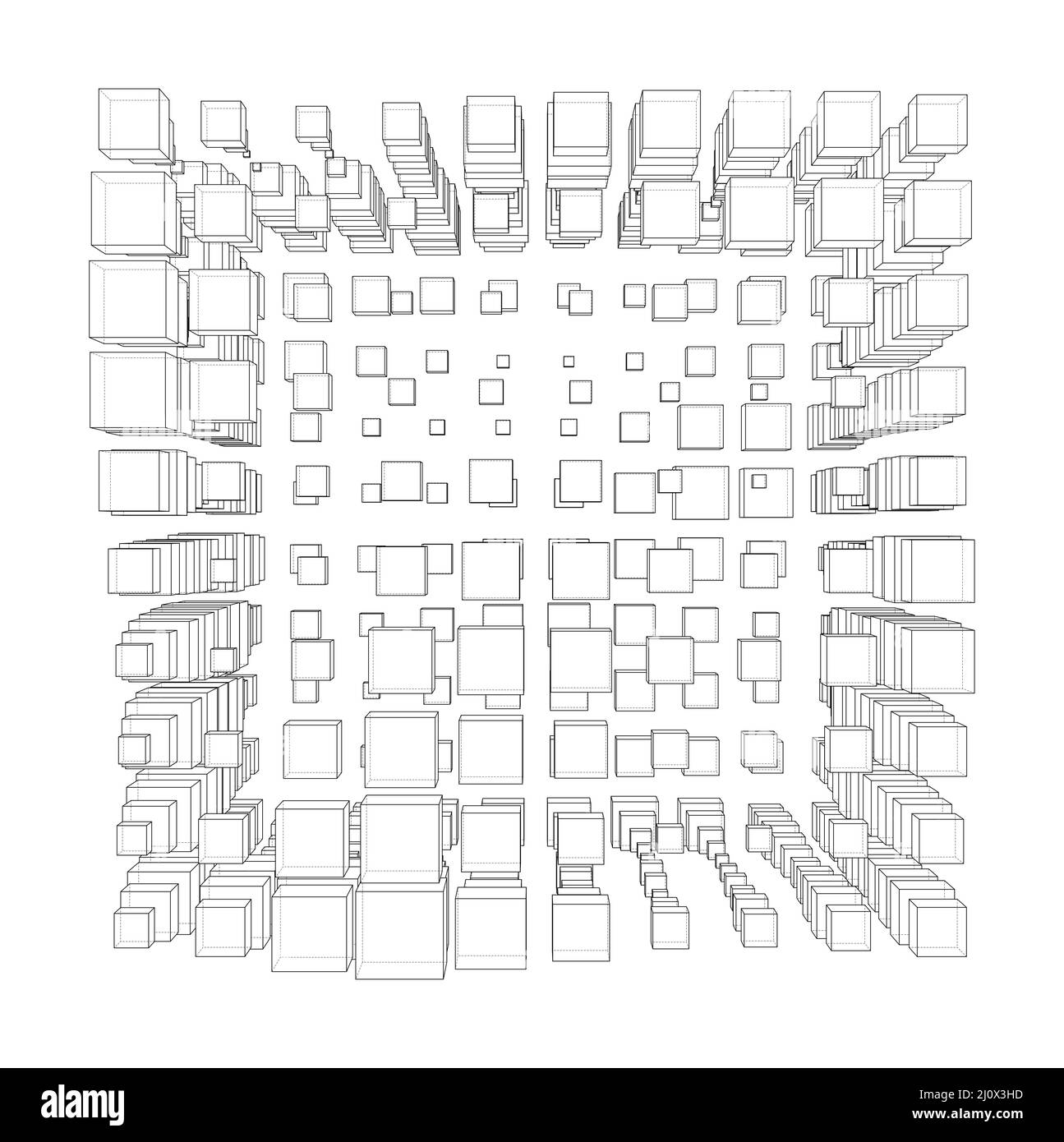 Vector abstract boxes background Stock Vector Image & Art - Alamy