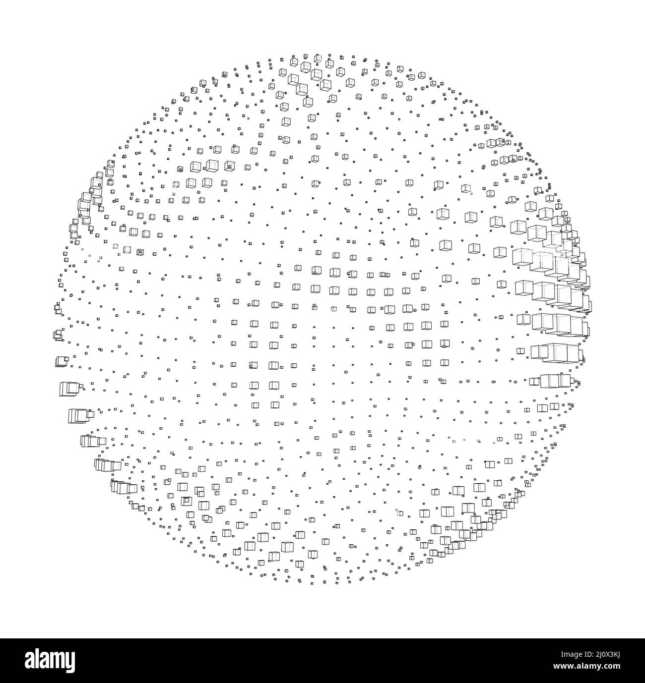 Vector abstract sphere background Stock Vector Image & Art - Alamy