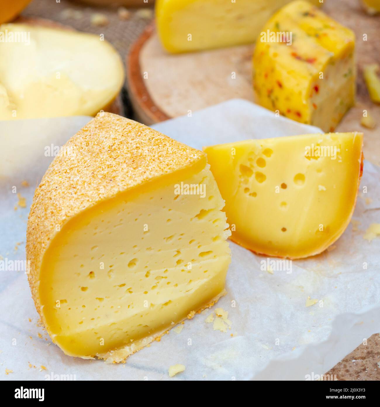 Old cheese wheel hi-res stock photography and images - Alamy
