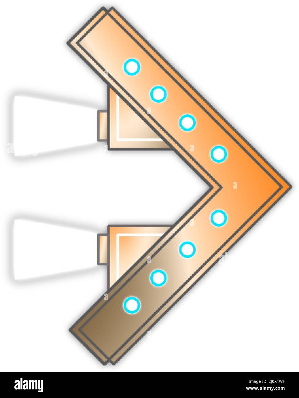 Flying light speed triangle vehicle Stock Vector Image & Art - Alamy