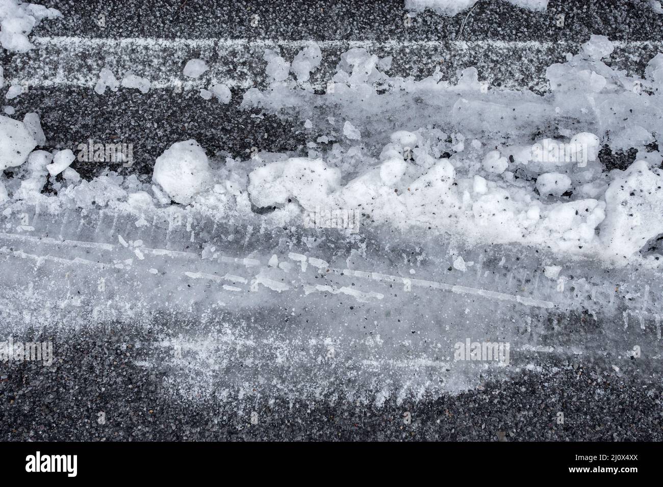 Car tire tracks Stock Photo - Alamy