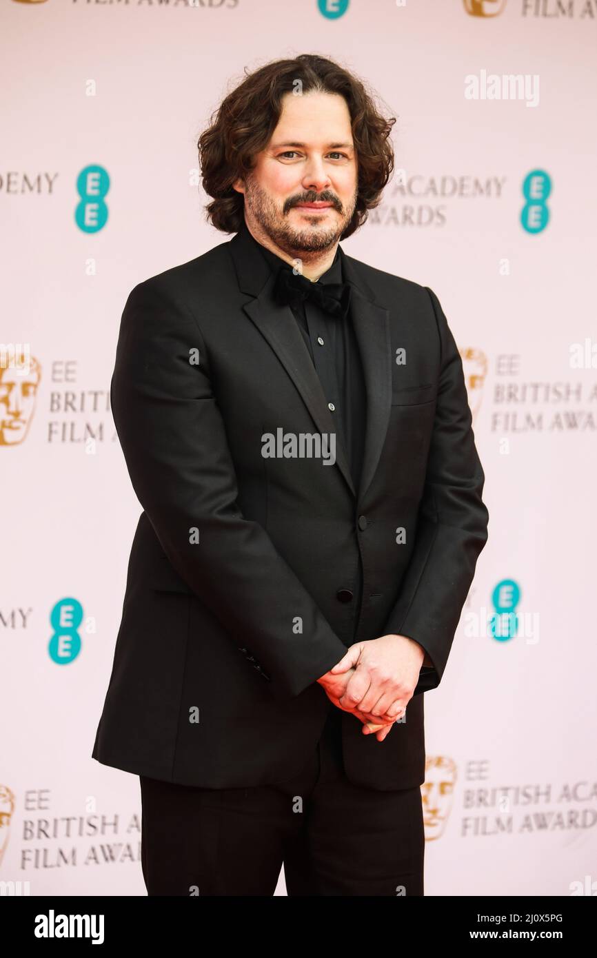 London, UK. 13th Mar, 2022. Edgar Wright seen arriving for the British ...