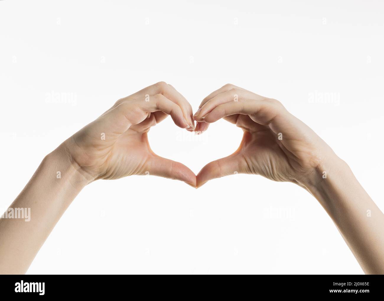 Front view hands showing heart sign. High quality beautiful photo ...