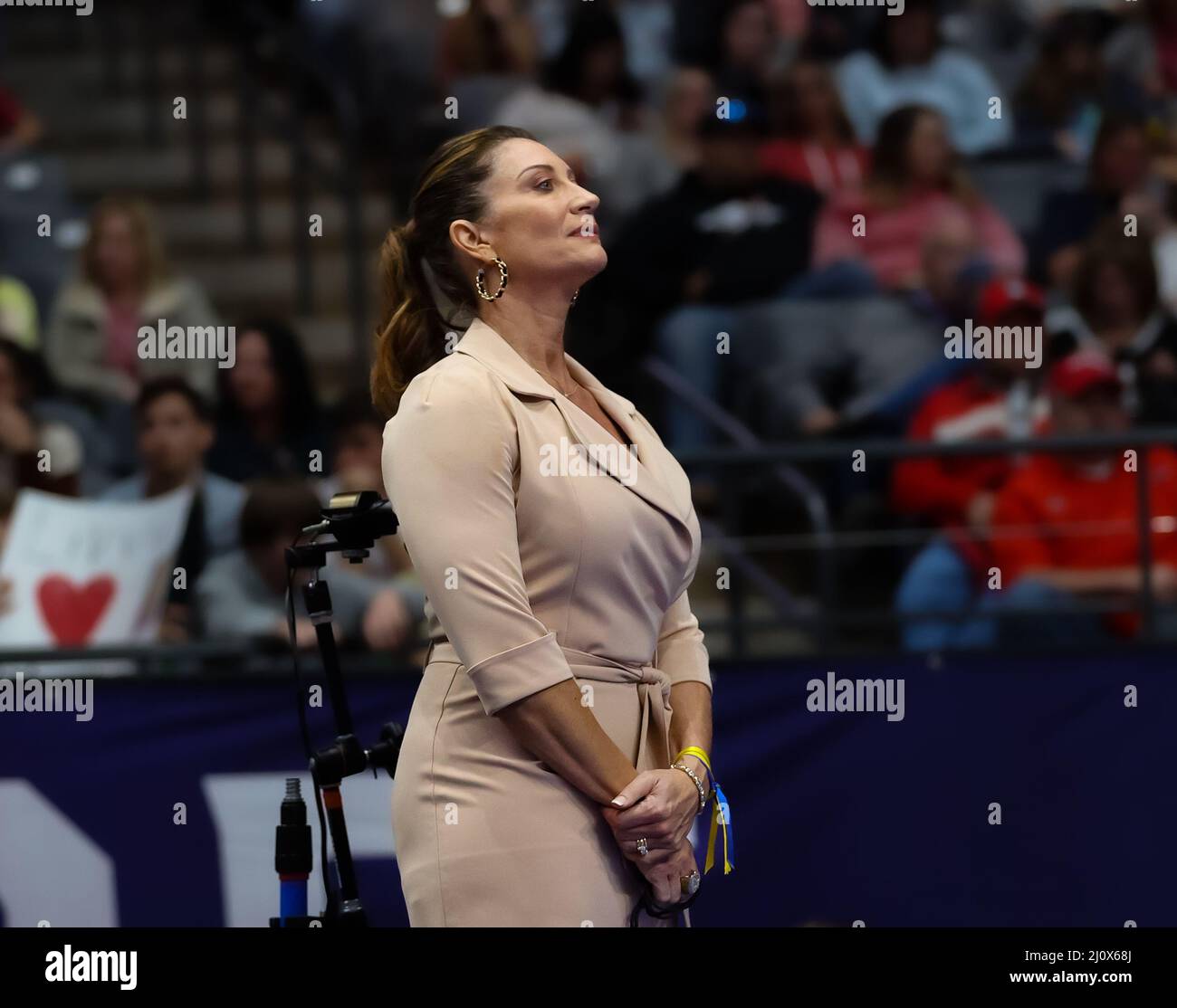 Birmingham, AL, USA. 19th Mar, 2022. Alabama head coach Dana Duckworth ...