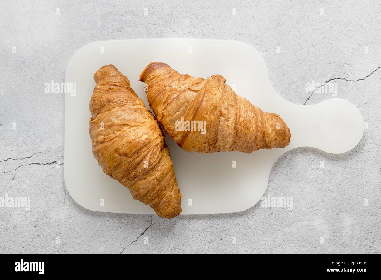 Top view delicious croissants. High quality beautiful photo concept ...