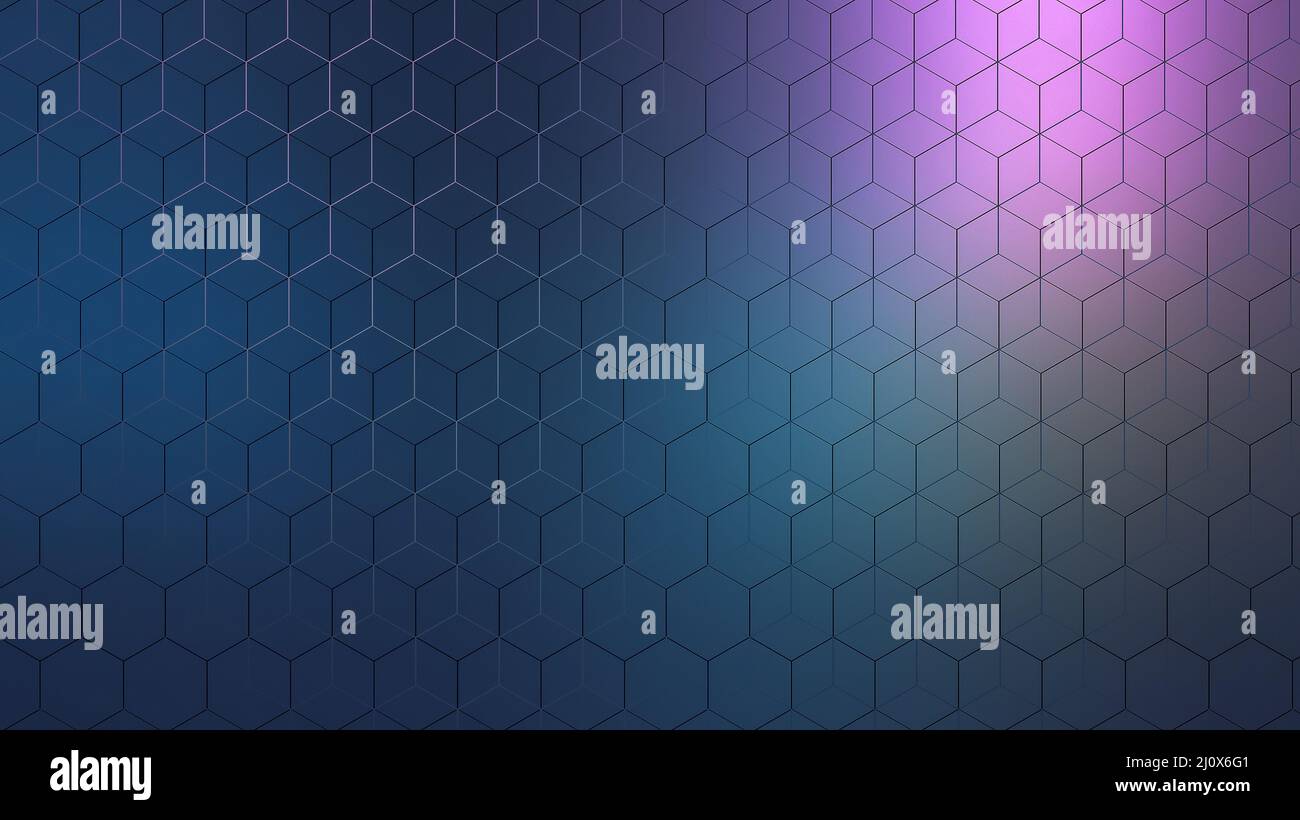 Abstract blue metal hexagon background hi-res stock photography and ...