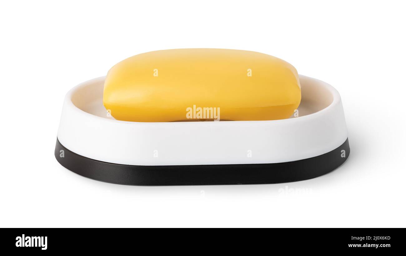 Soap bar yellow bar bath hi-res stock photography and images - Alamy