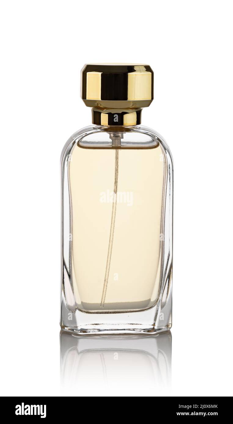 Glass cosmetic bottle on Cut Out Stock Images & Pictures - Alamy