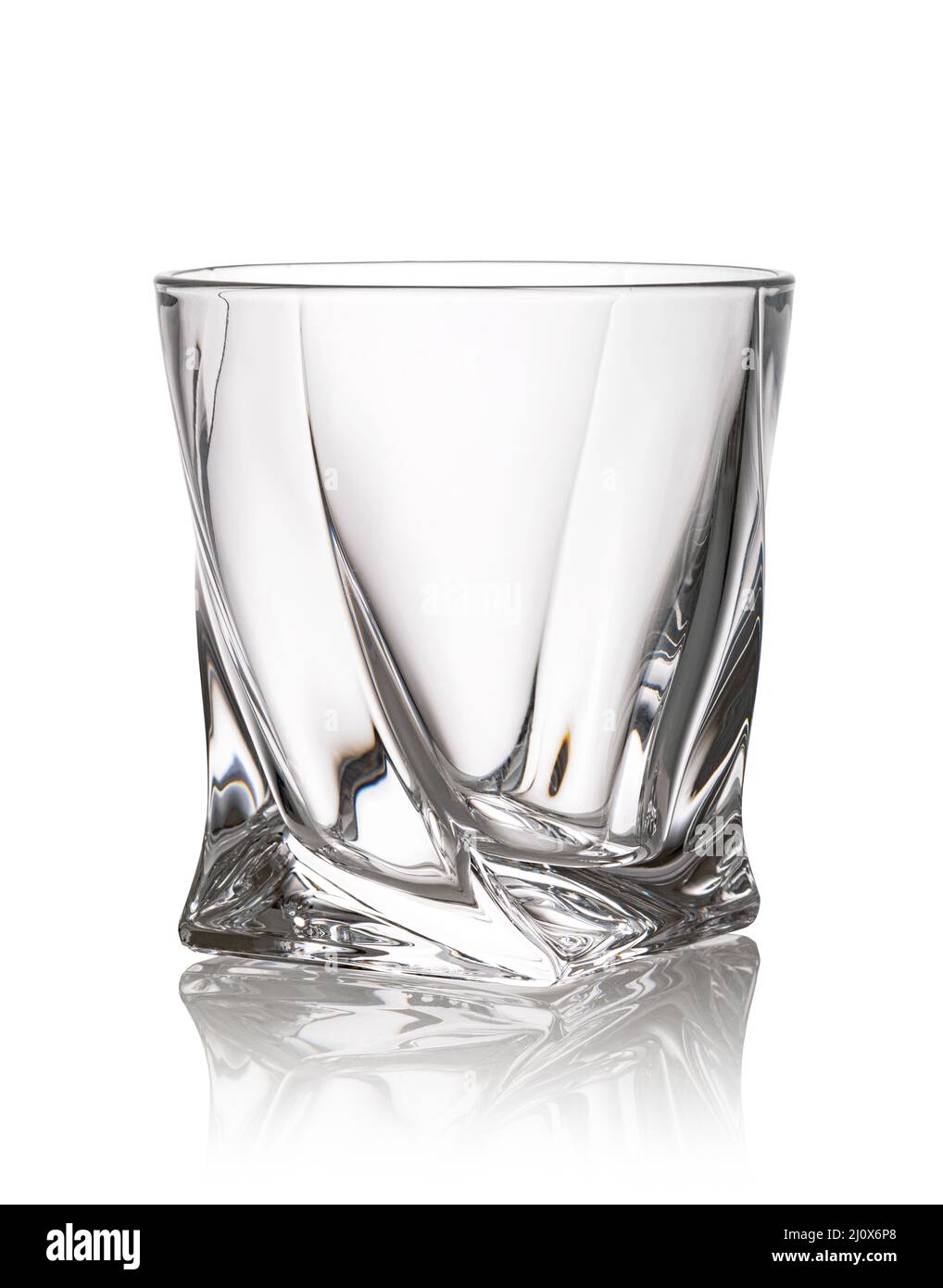 Glass on a white background Stock Photo - Alamy