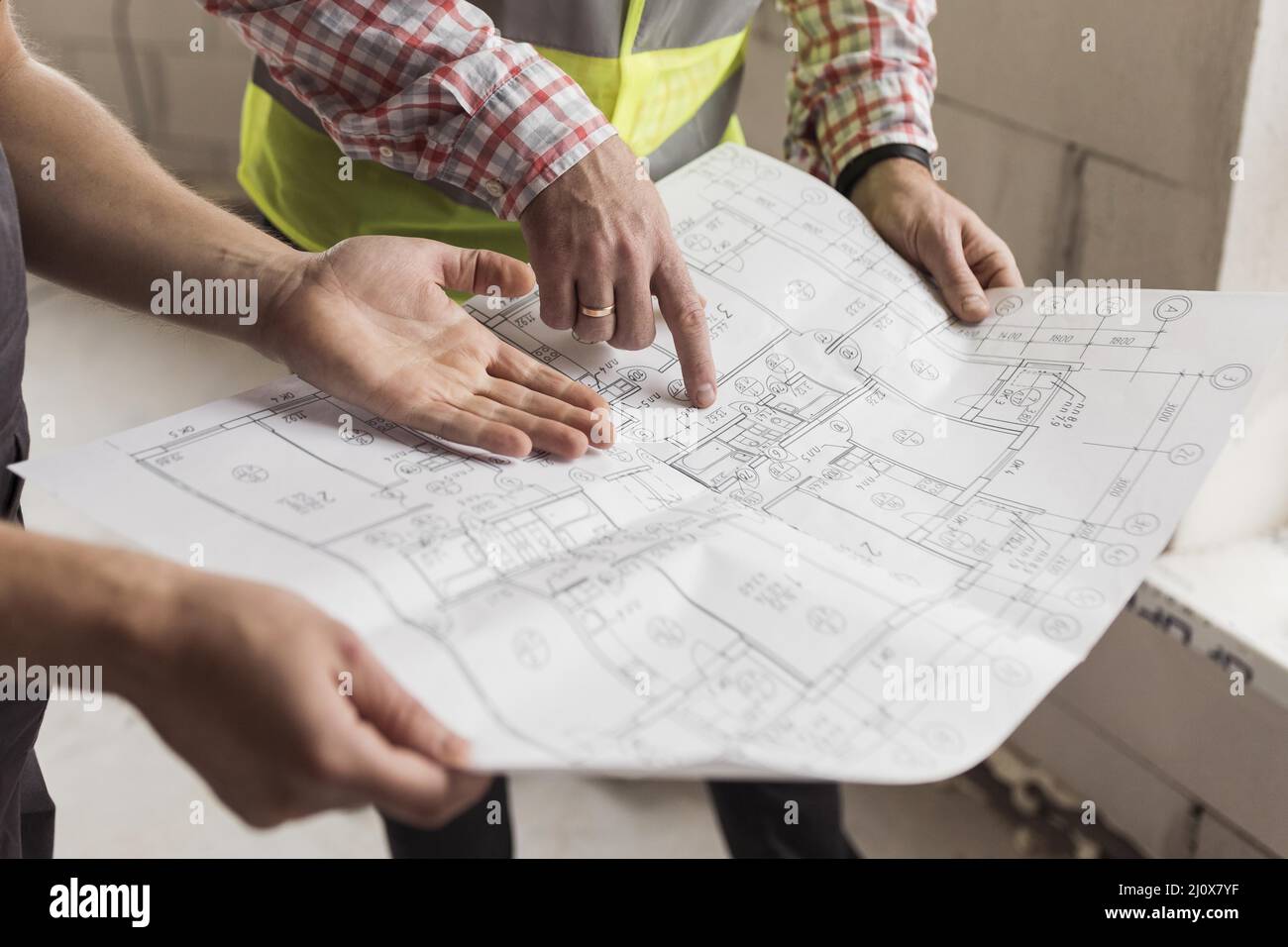 Close up hands holding project. High quality photo Stock Photo - Alamy