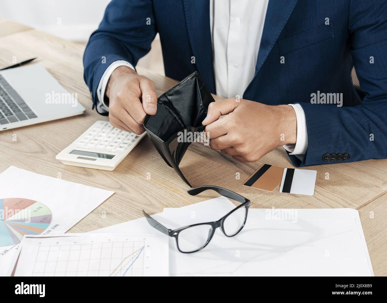 Close up hands holding wallet. High quality beautiful photo concept ...