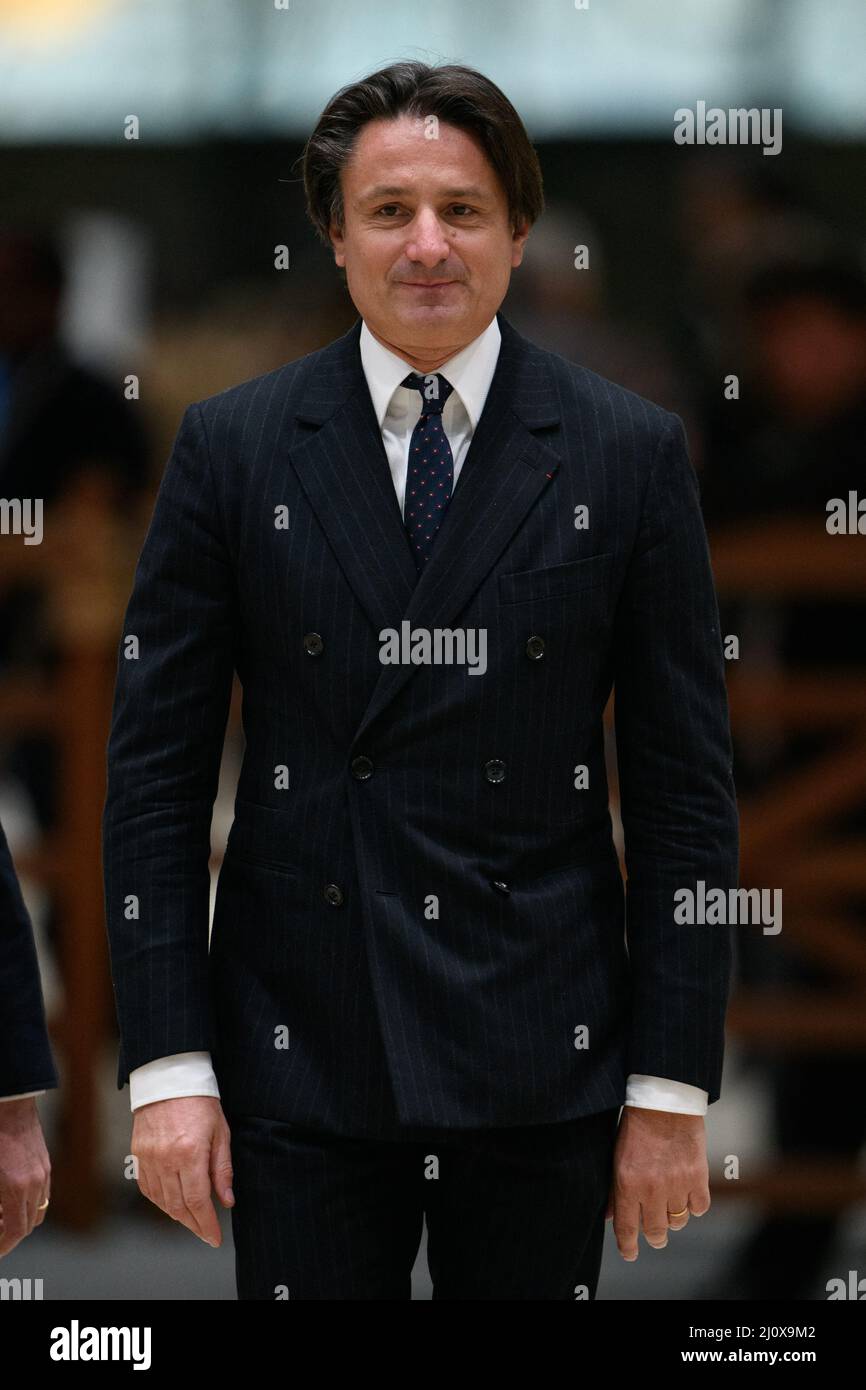Paris, France. 20th Mar, 2022. Ceo Hermes Axel Dumas attends the Saut ...