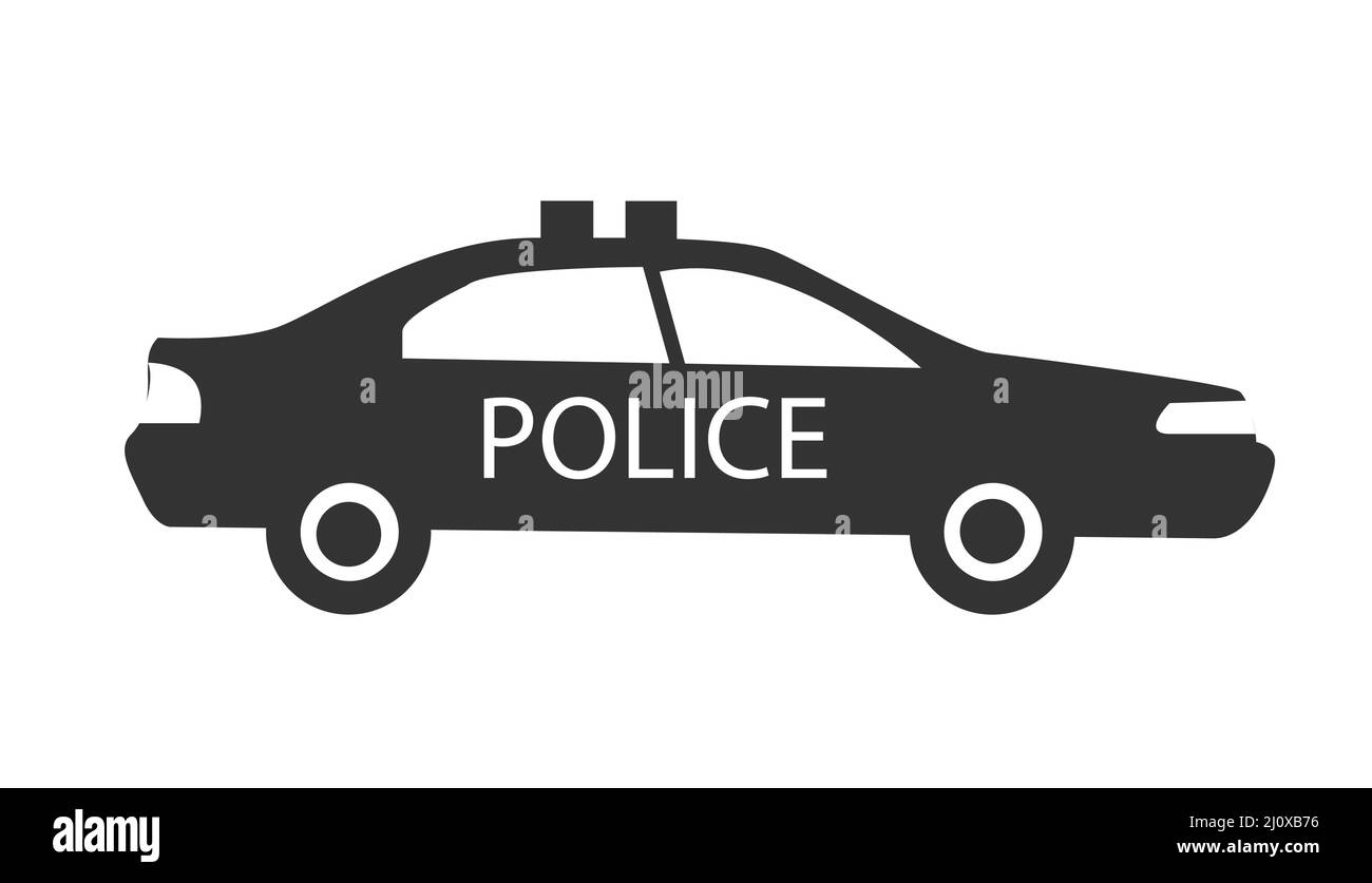 Police car vector illustration Stock Vector Image & Art - Alamy