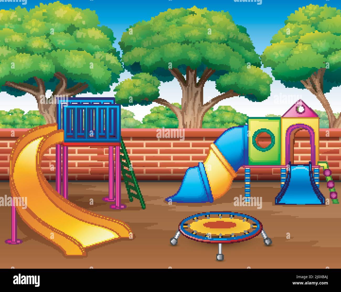 Sand slides Stock Vector Images - Alamy