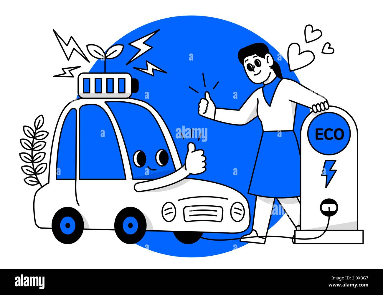 Eco friendly character Cut Out Stock Images & Pictures - Alamy