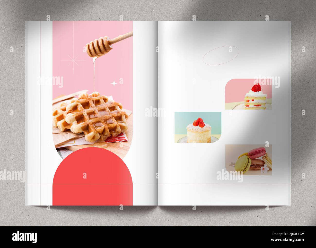 Strawberry cake poster hi-res stock photography and images - Alamy