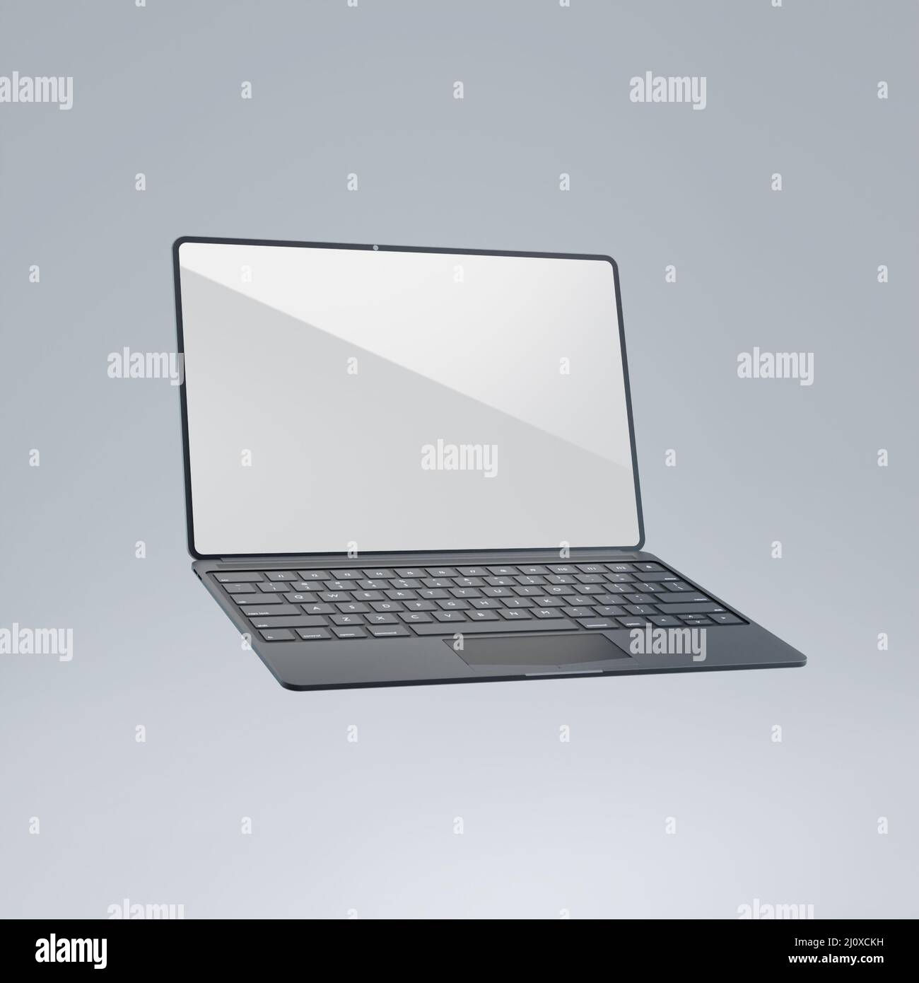 3D rendered laptop pc mockup graphic Stock Photo - Alamy