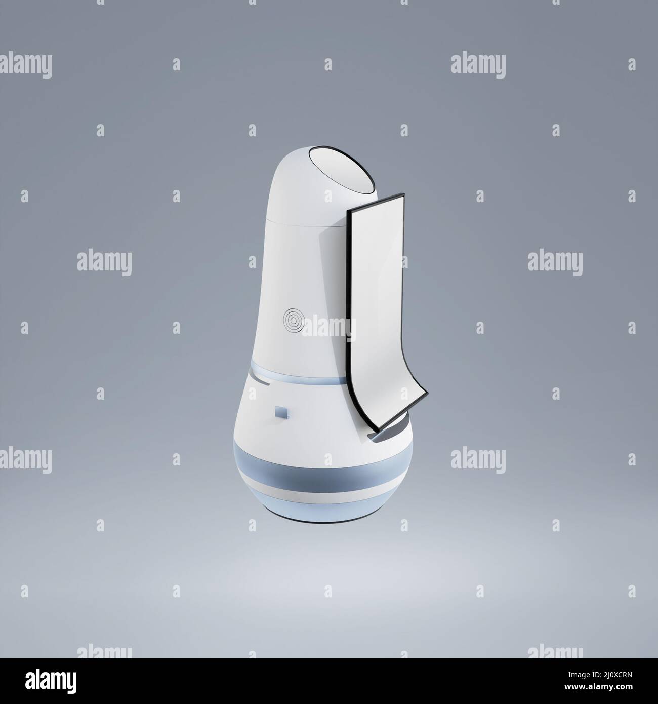 3D rendered AI delivery service robot mockup graphic Stock Photo - Alamy