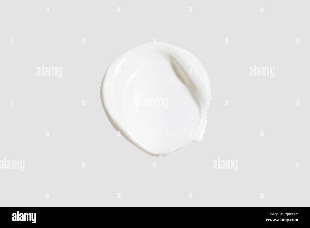 isolated smear beauty cosmetics texture of face cream, white background ...