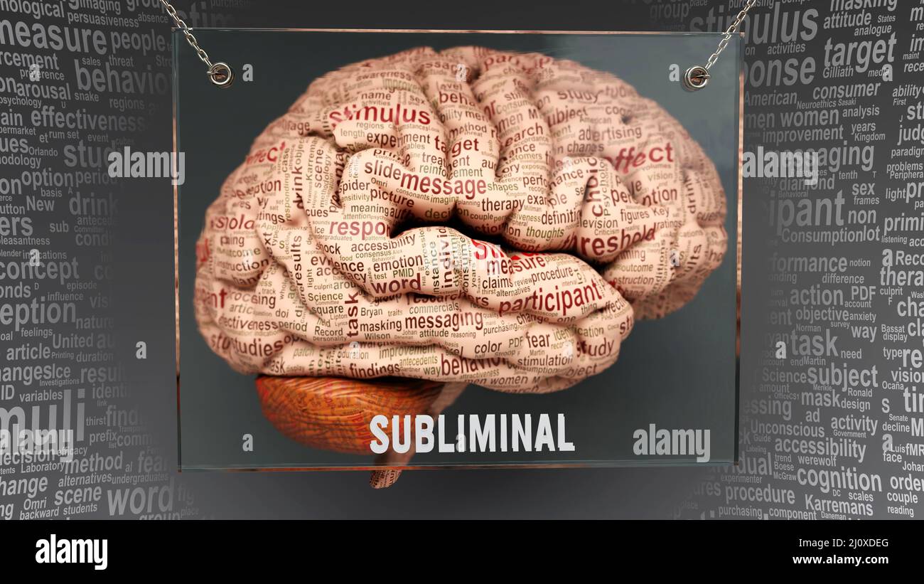 Subliminal anatomy - its causes and effects projected on a human brain ...