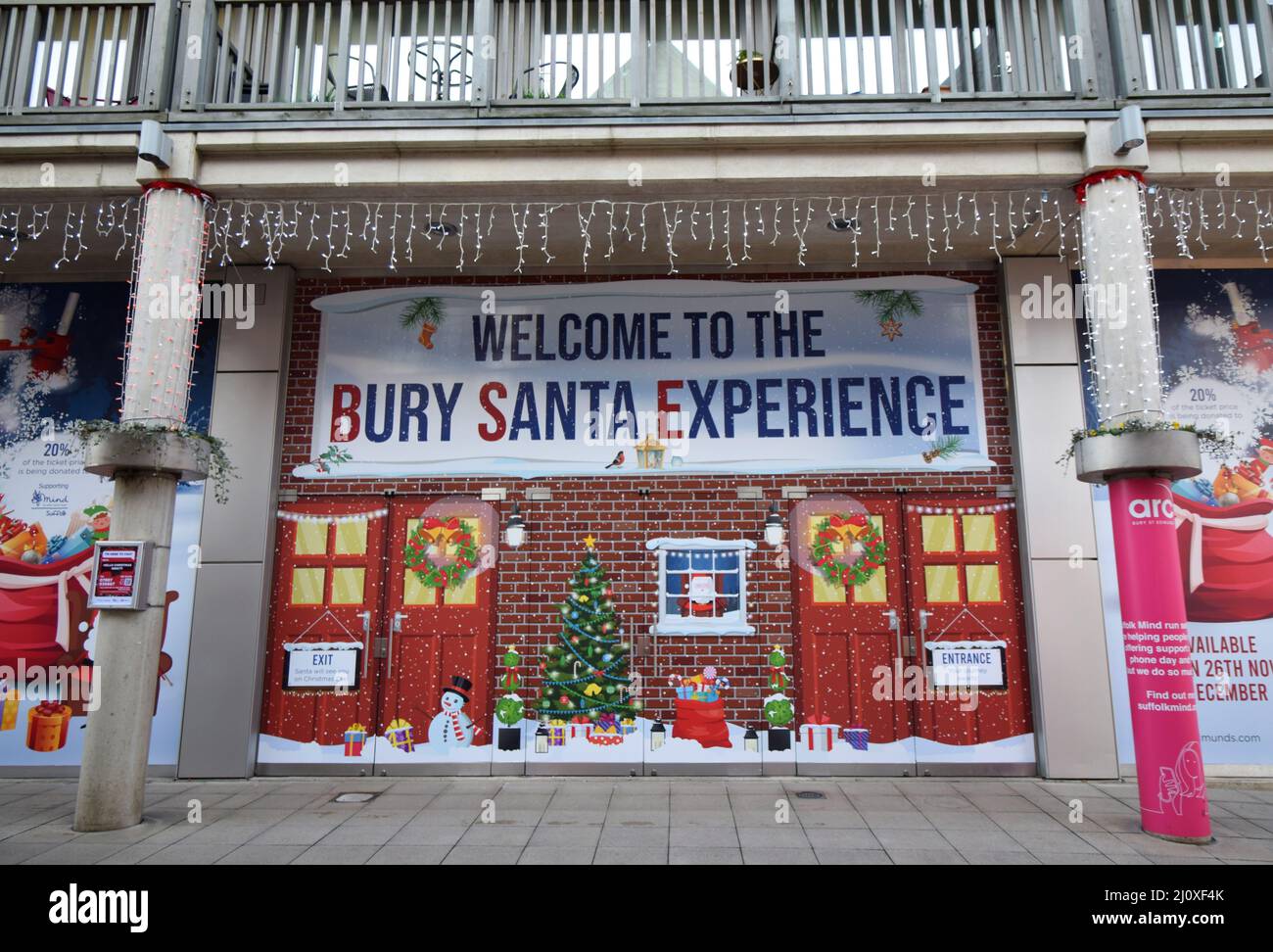 bury santa experience, bury st edmunds, suffolk, england Stock Photo ...